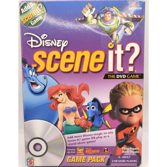Disney | Games | Scene It Disney Game Pack Dvd Hd Video Game Add On ...